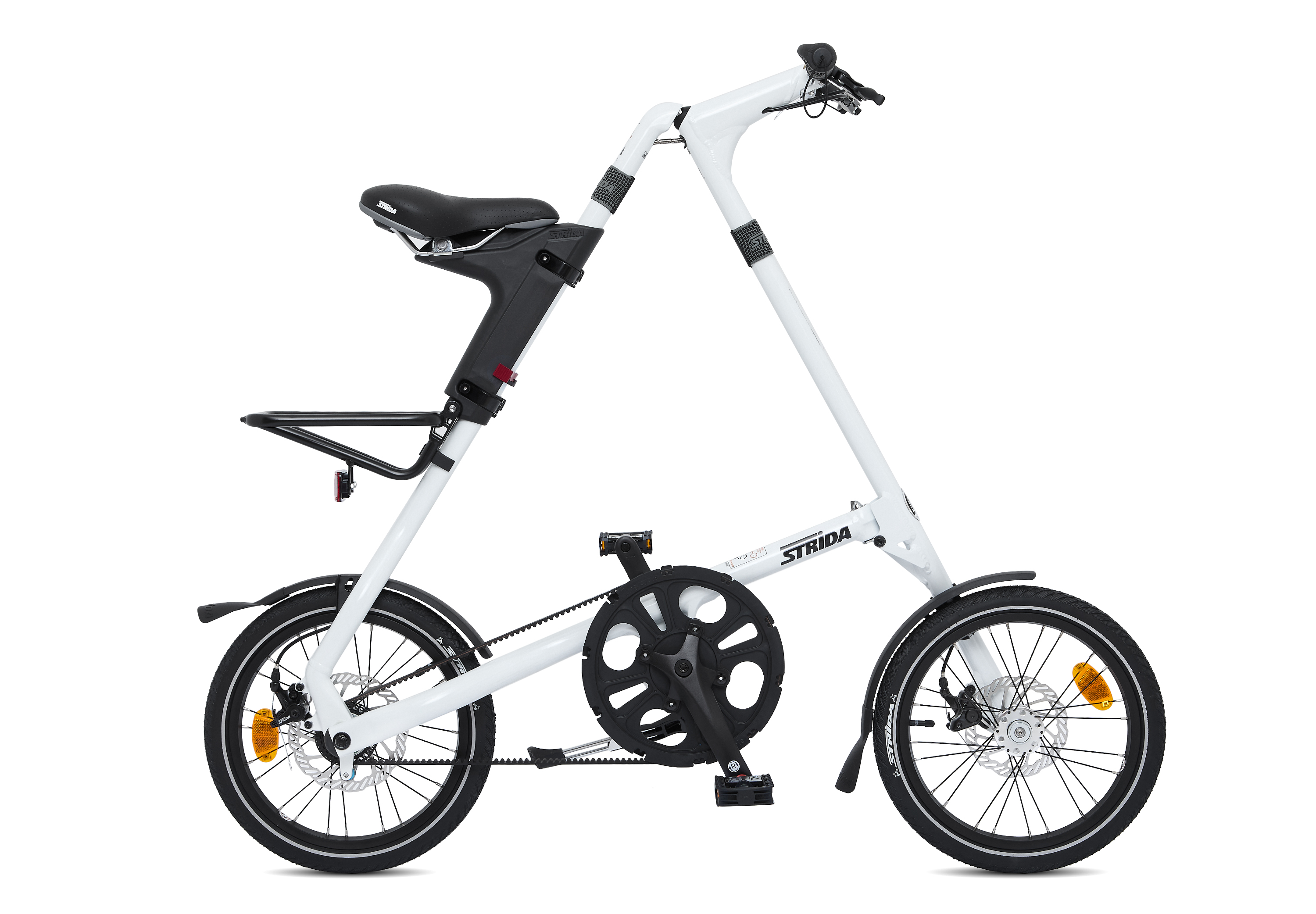 Складной велосипед STRIDA 5.2 белый / Велосипеды и самокаты SHULZ