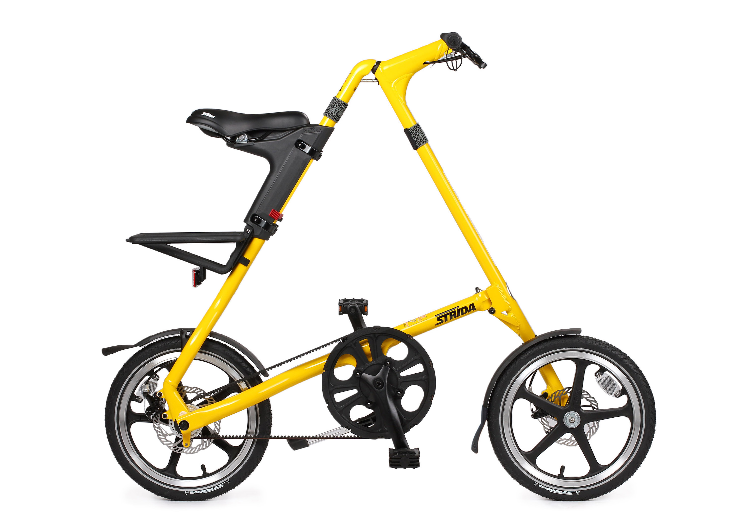 Складной велосипед STRIDA LT желтый / Велосипеды и самокаты SHULZ