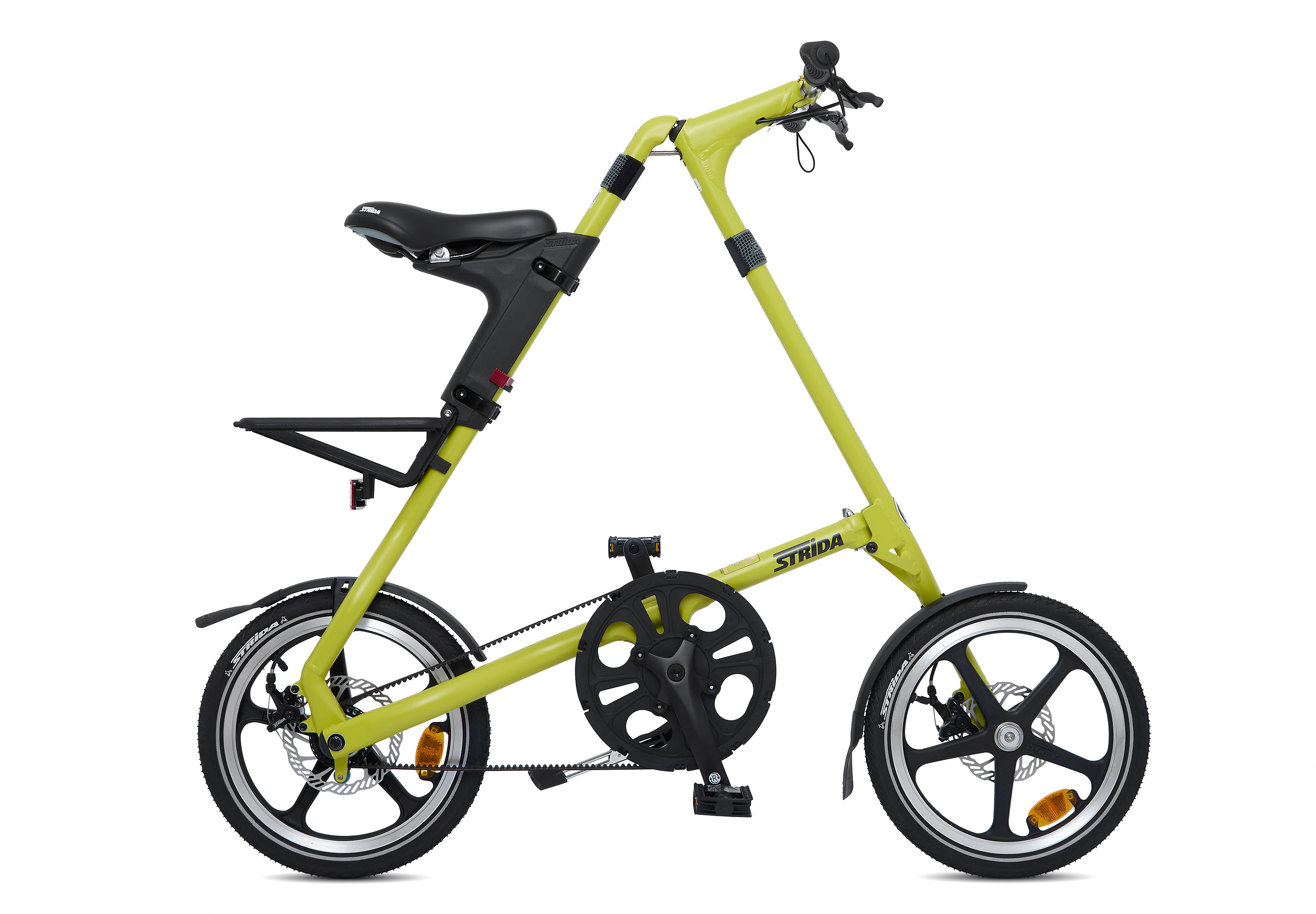 Складной велосипед STRIDA LT горчичный / Велосипеды и самокаты SHULZ