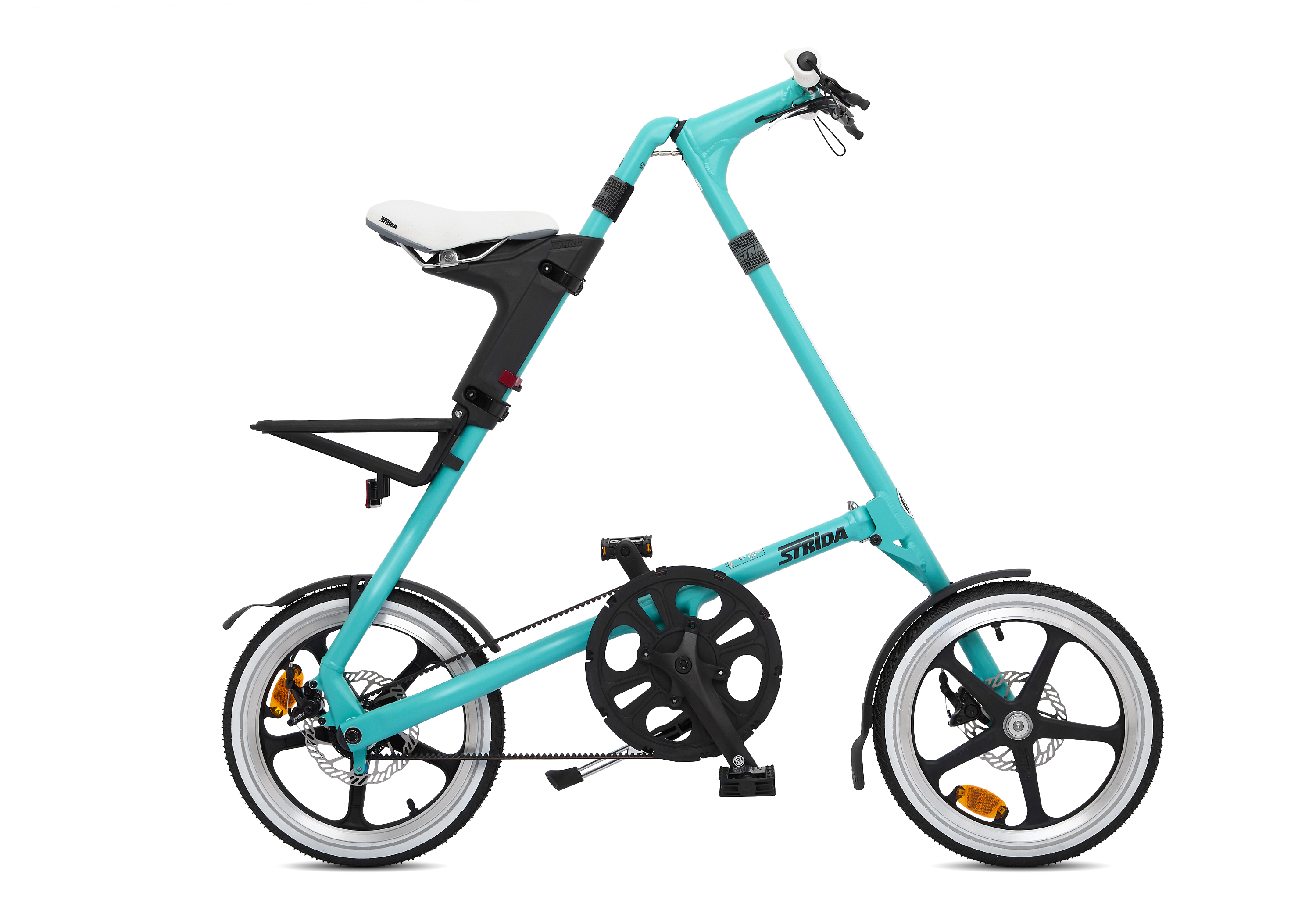 Складной велосипед STRIDA LT бирюзовый / Велосипеды и самокаты SHULZ