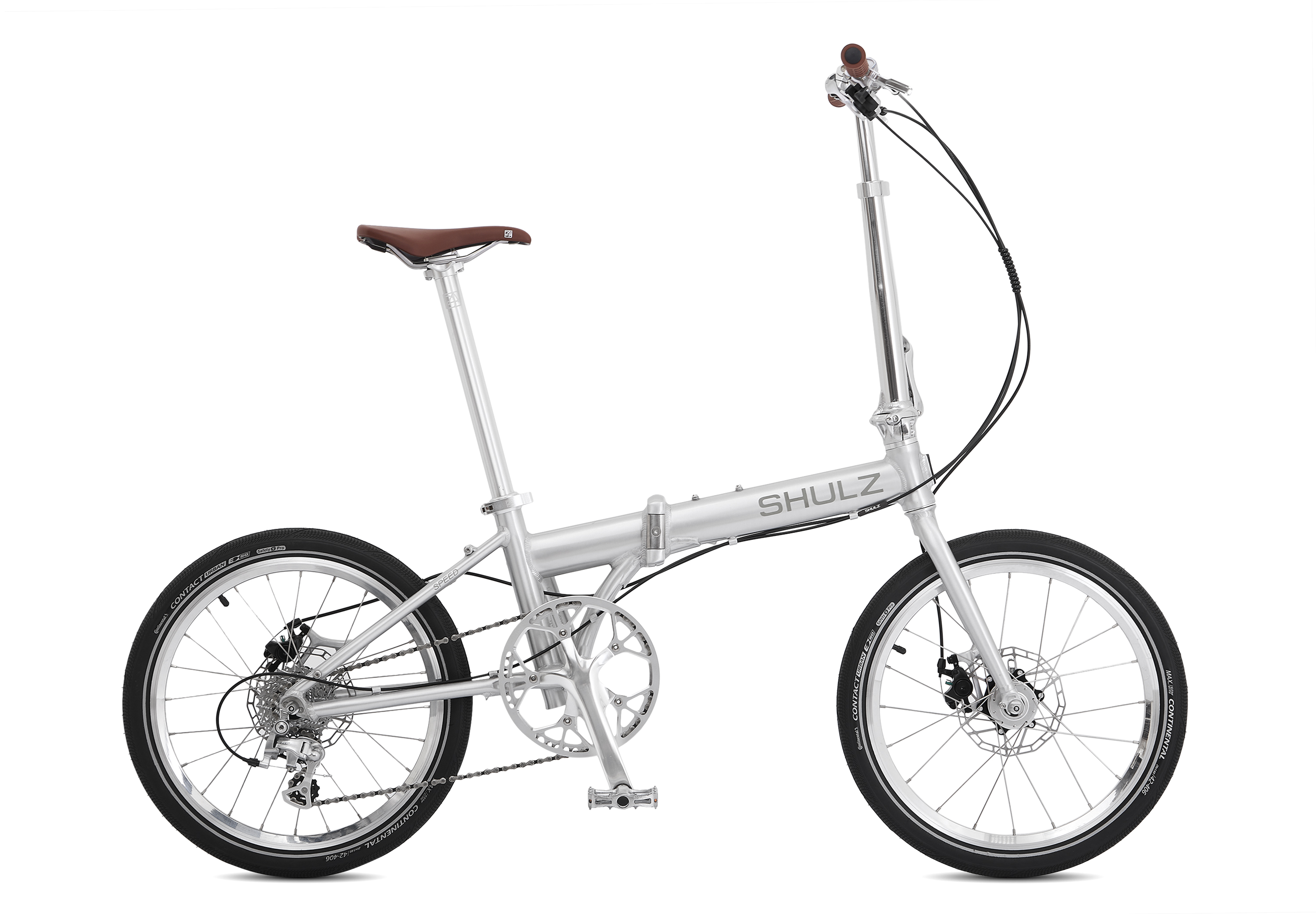 Складной велосипед SHULZ Speed Disk серебристый / Велосипеды и самокаты ...