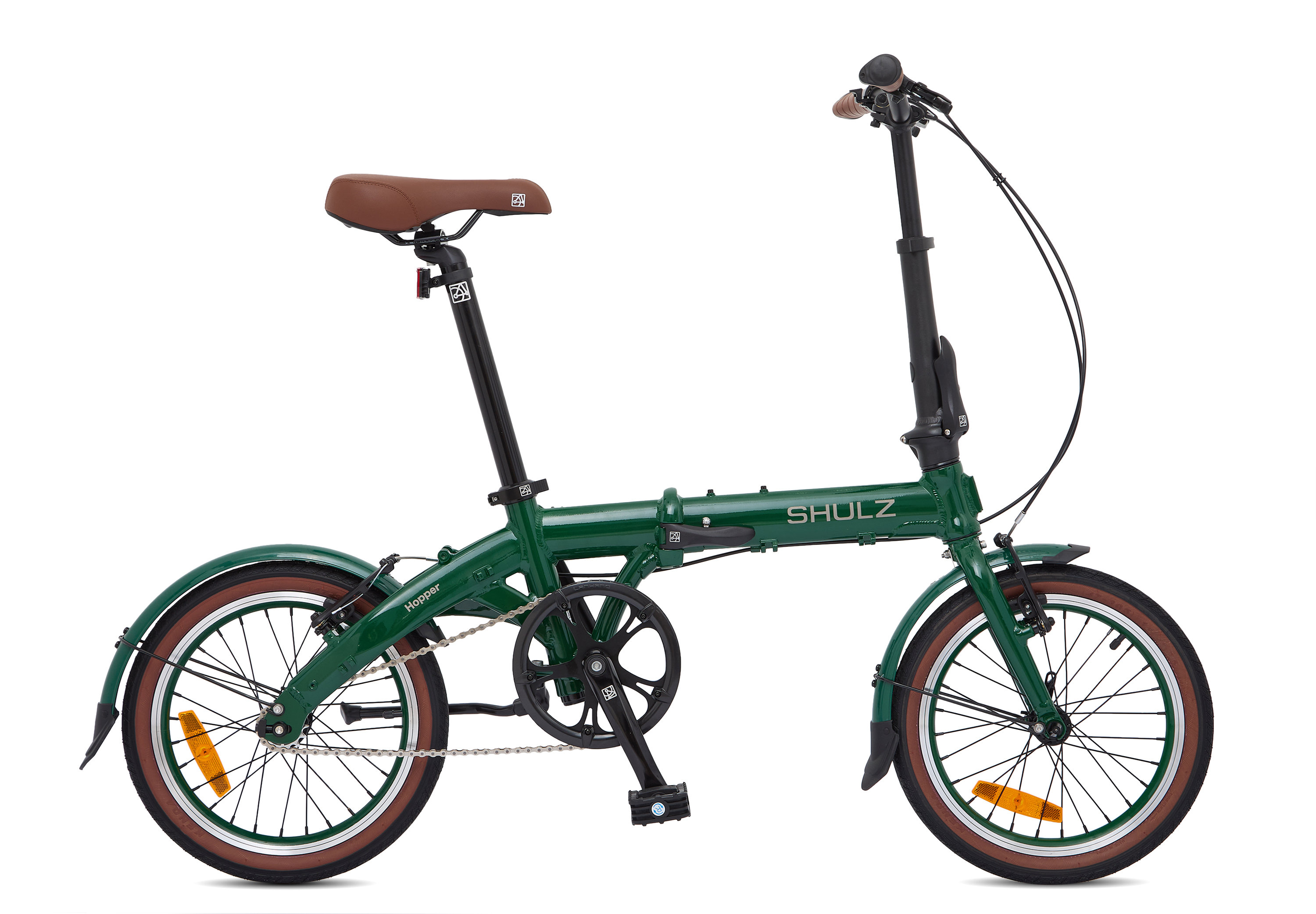 Складной велосипед SHULZ Hopper тёмно-зеленый / Велосипеды и самокаты SHULZ