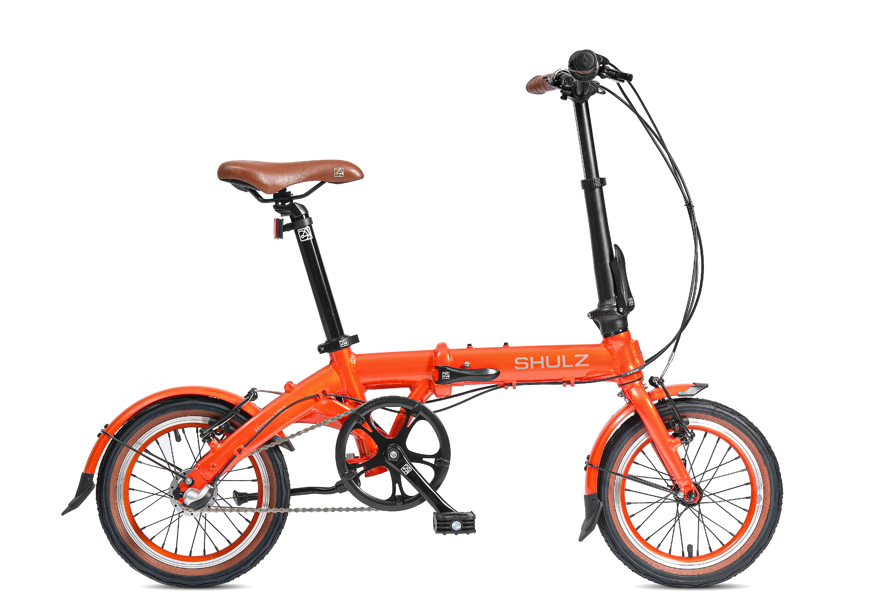 Складной велосипед SHULZ Hopper Mini оранжевый / Велосипеды и самокаты SHULZ
