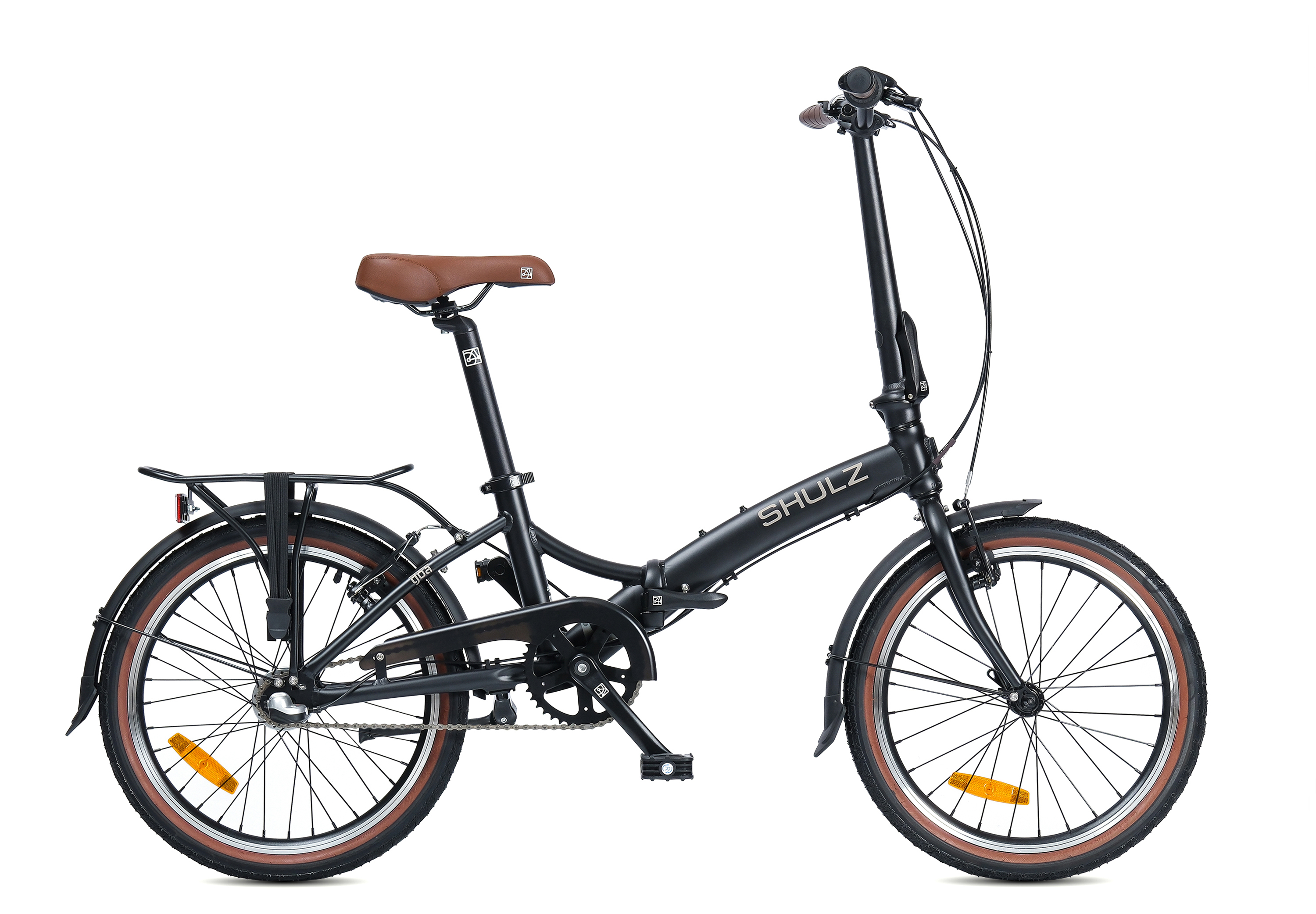 Складной велосипед SHULZ GOA V-brake черный / Велосипеды и самокаты SHULZ