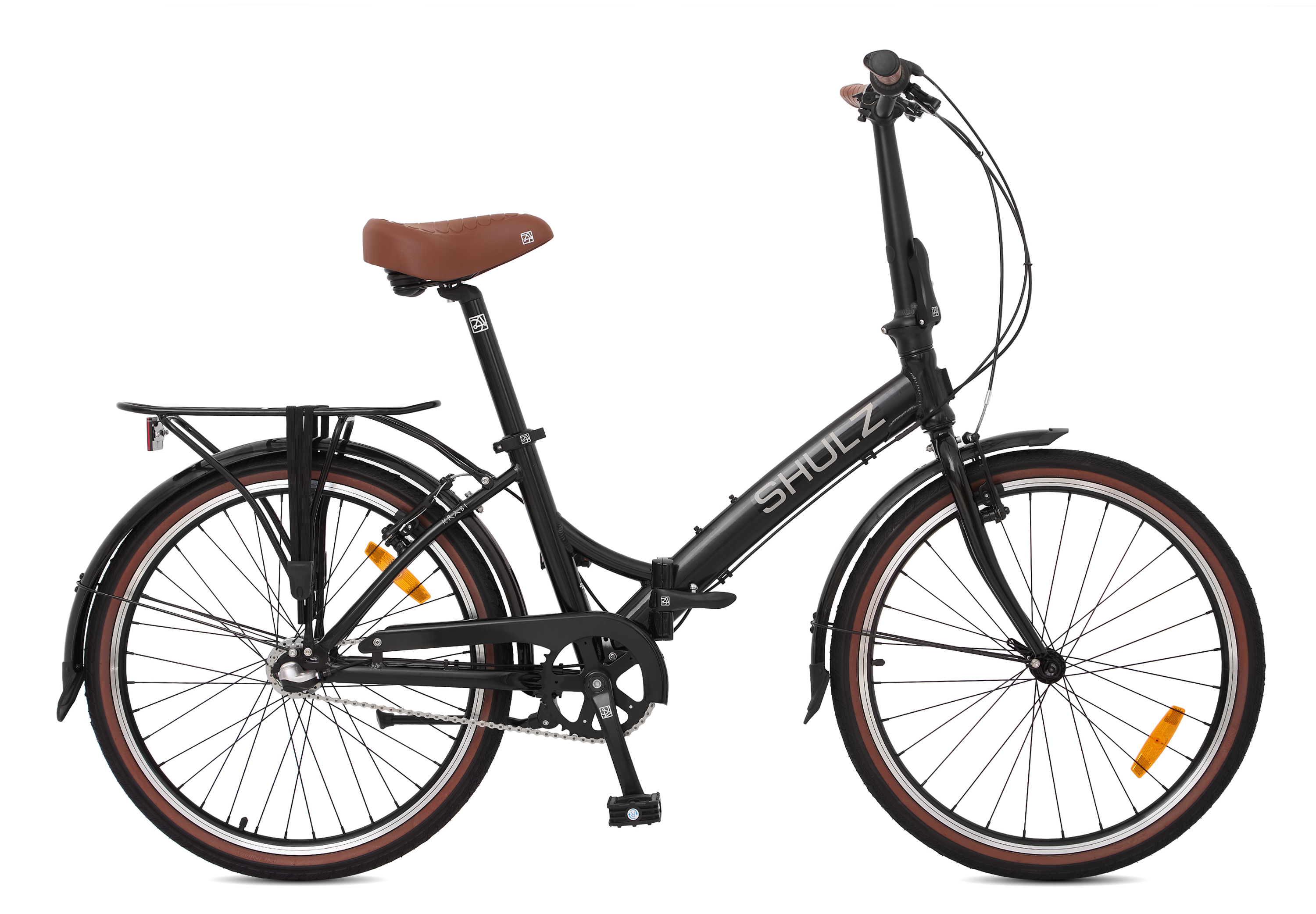 Складной велосипед SHULZ Krabi V-brake черный / Велосипеды и самокаты SHULZ